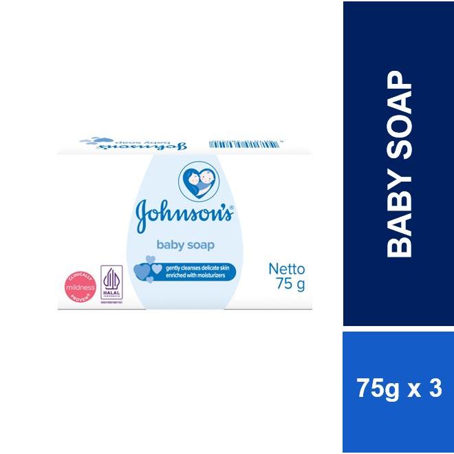 [Bundle of 3] Johnson's Baby Regular Soap 75g | Shopee Malaysia
