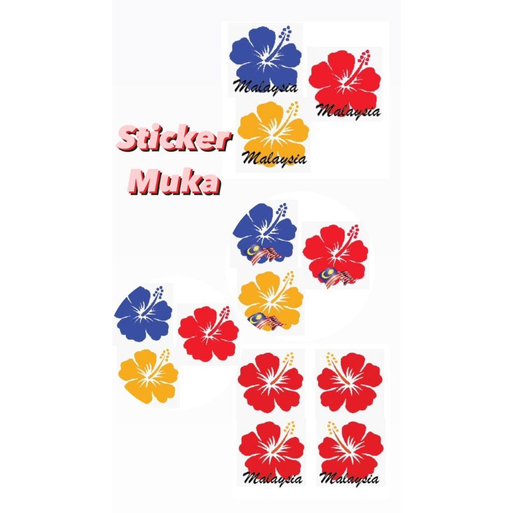 STICKER MUKA MERDEKA KALIS AIR | Shopee Malaysia