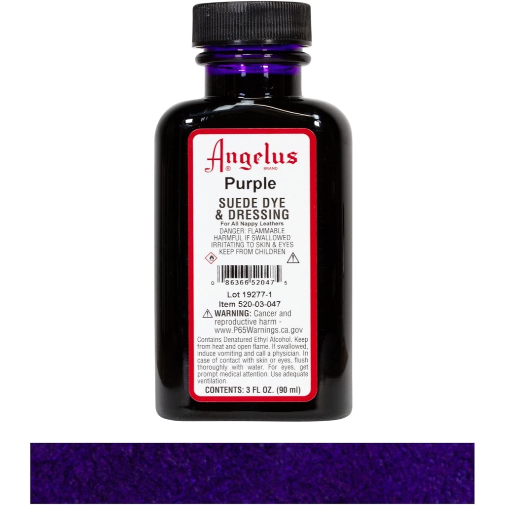 100% Original ANGELUS Suede Dye & Dressing Nubuck Dye Paint 90ml ...