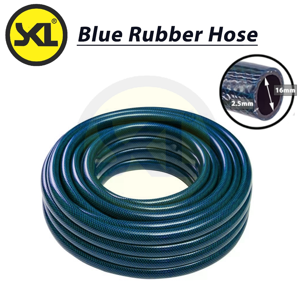 Blue Reinforced PVC Garden Hose: 5m, 10m, 20m and 30m x 2.5mm Options for Your Watering Needs ...