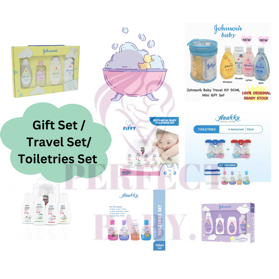 Bzu Bzu Fiffy Anakku Pureen Johnson's Baby Set Toiletries Travel Pack ...
