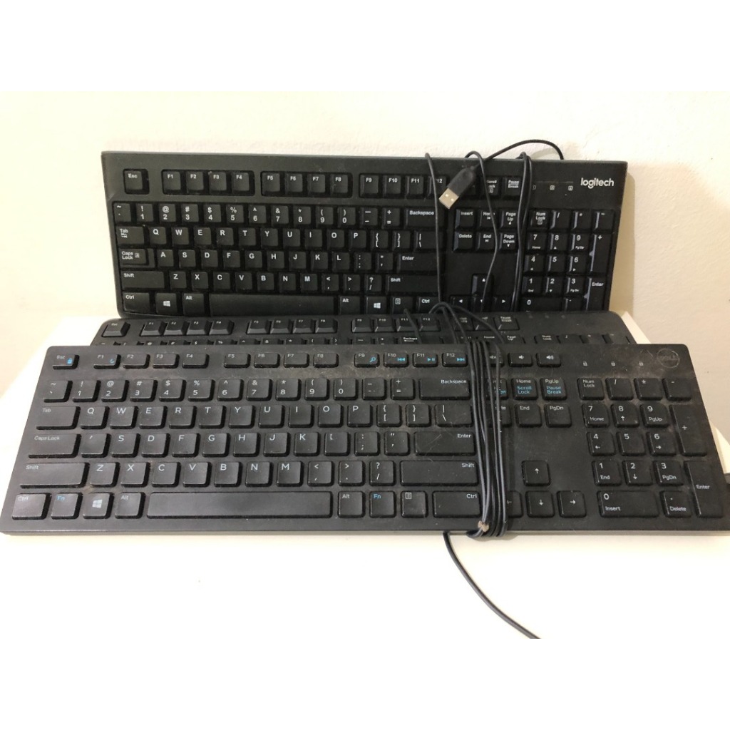 RANDOM BRANDS USB WIRED USED KEYBOARD | Shopee Malaysia