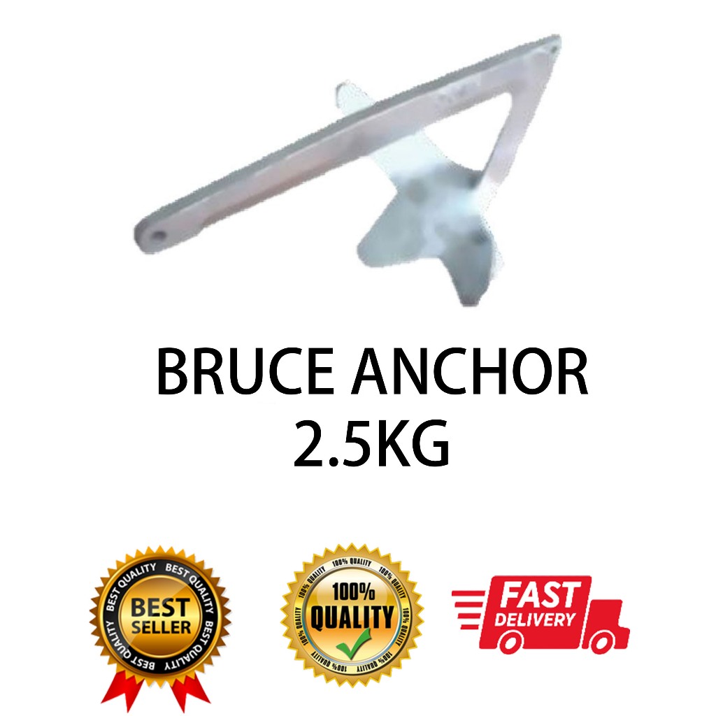 BRUCE ANCHOR GALVANIZED(SAUH BAJAK) 2.5KG | Shopee Malaysia