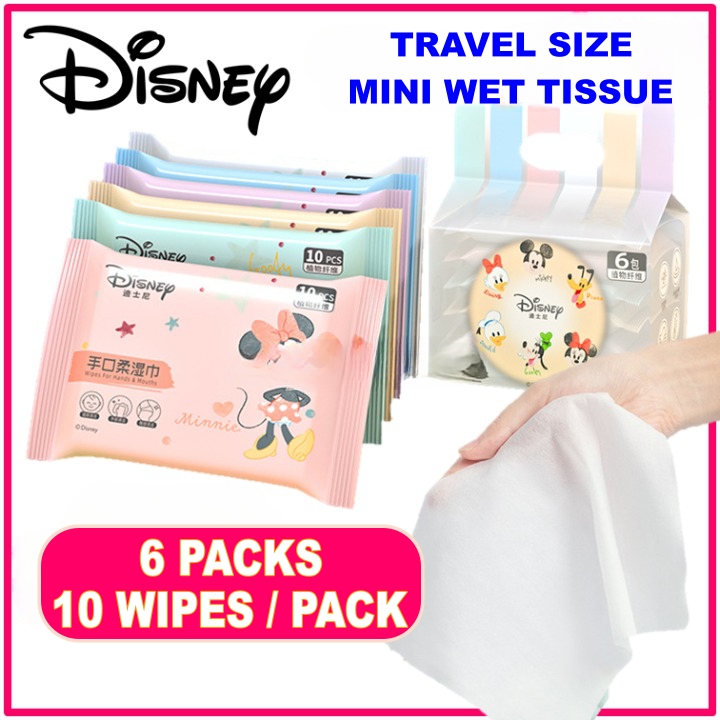 DISNEY Mickey Series Baby Wet Wipes Portable Small Pack Cleansing Wet ...