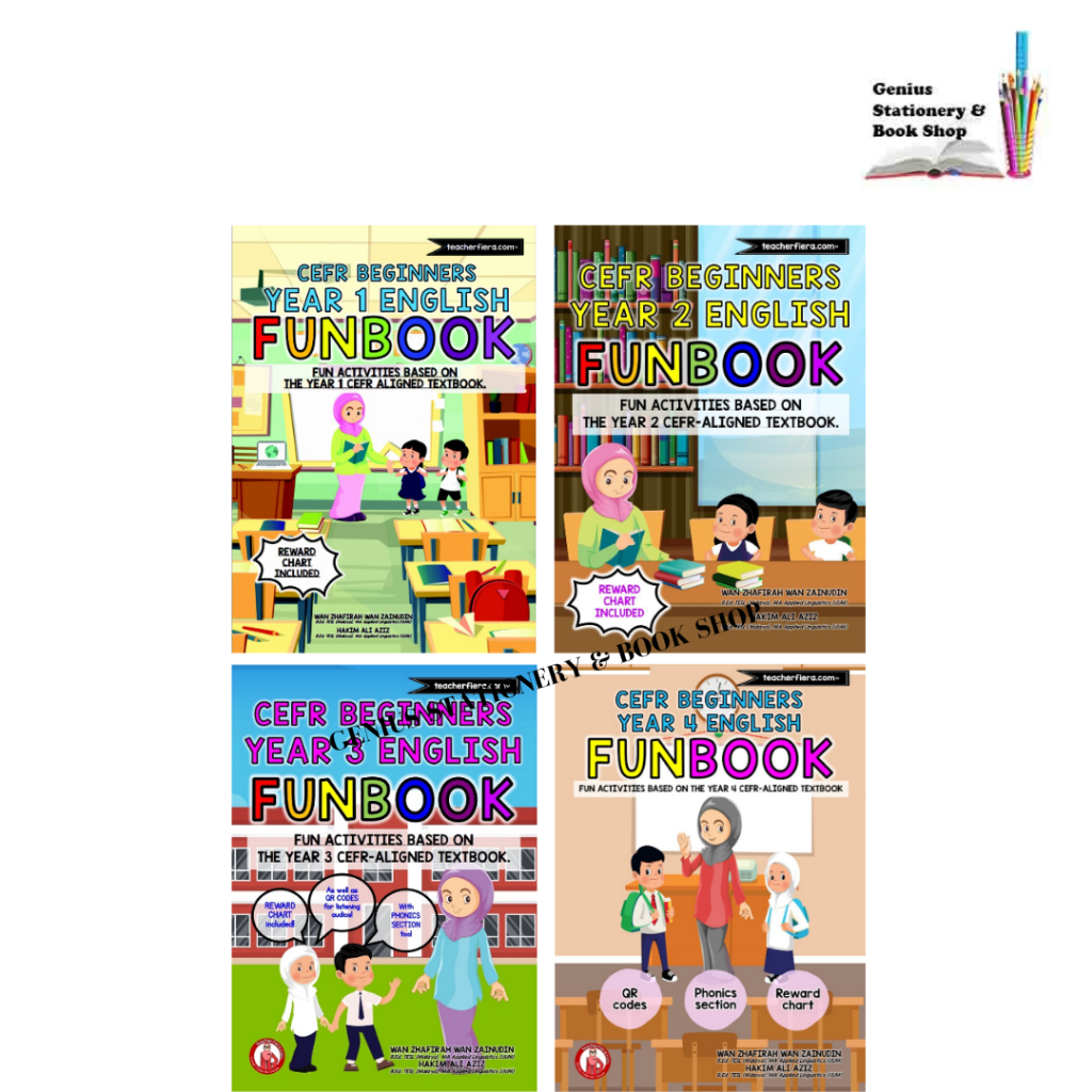 CEFR BEGINNERS: ENGLISH FUNBOOK YEAR 1/2/3/4/5/6/Reading & Penmanship | Shopee Malaysia