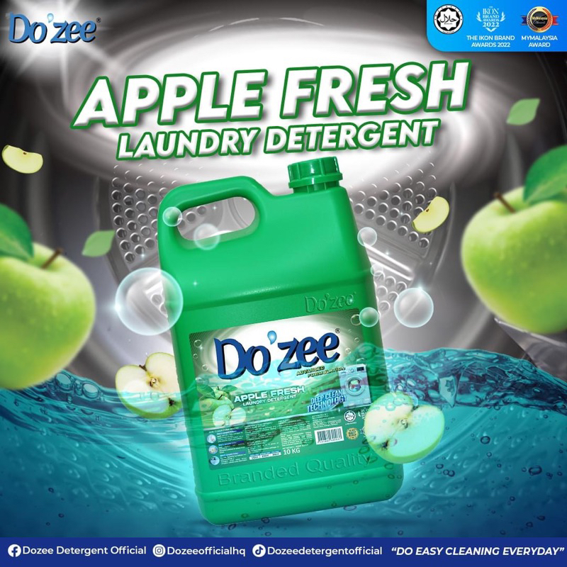 Sabun pencuci pakaian Do'zee 10kg | Shopee Malaysia