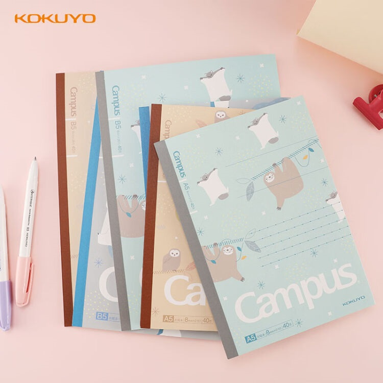 KOKUYO MOFU MOFU CAMPUS NOTEBOOK - DOTTED 8MM LINE - A5 | B5 - RANDOM COLOR | Shopee Malaysia