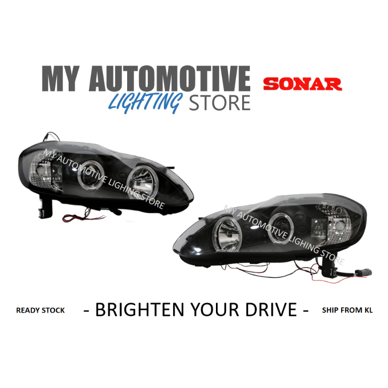 (Sonar) Toyota Corolla Altis E120 2001-2007 Head Lamp, Head Light ...