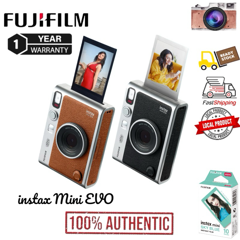 Fujifilm Instax Mini Evo Hybrid Instant Camera & Printer | Shopee Malaysia