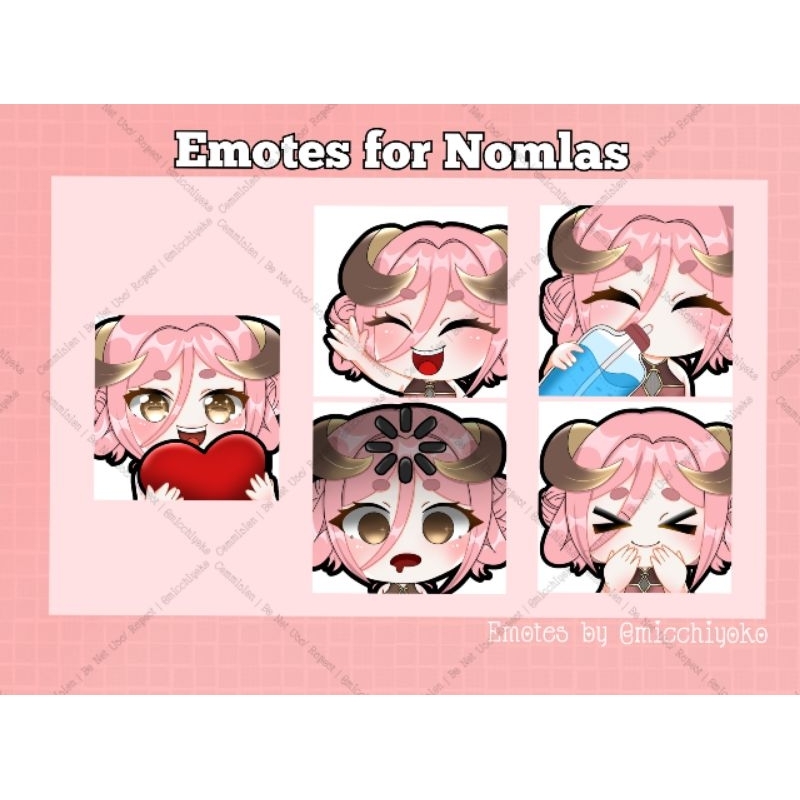 (OPEN) Emotes Commissions Art | Shopee Malaysia
