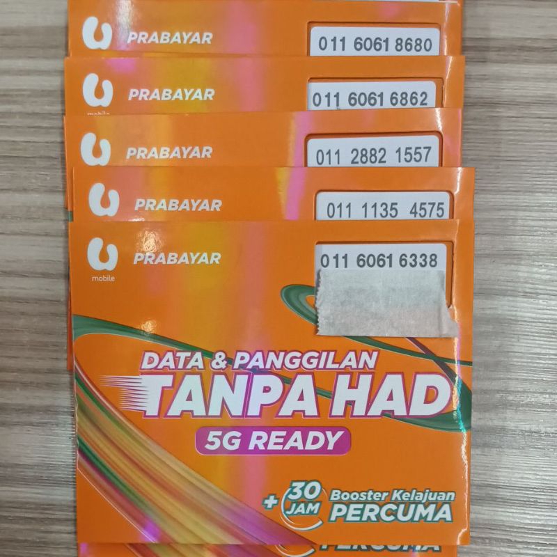 UMOBILE VIP PREPAID NUMBER READY 5G SIM PACK | Shopee Malaysia