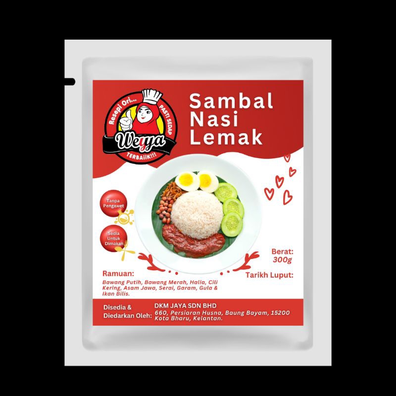 SAMBAL NASI LEMAK WEYYA - READY TO EAT | Shopee Malaysia