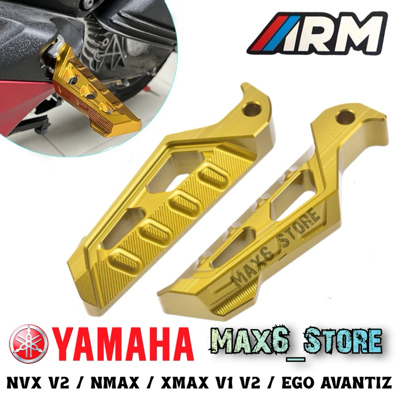 Yamaha Footrest NVX V2 NMAX XMAX V1 V2 Ego Avantiz Gear Pemijak ...