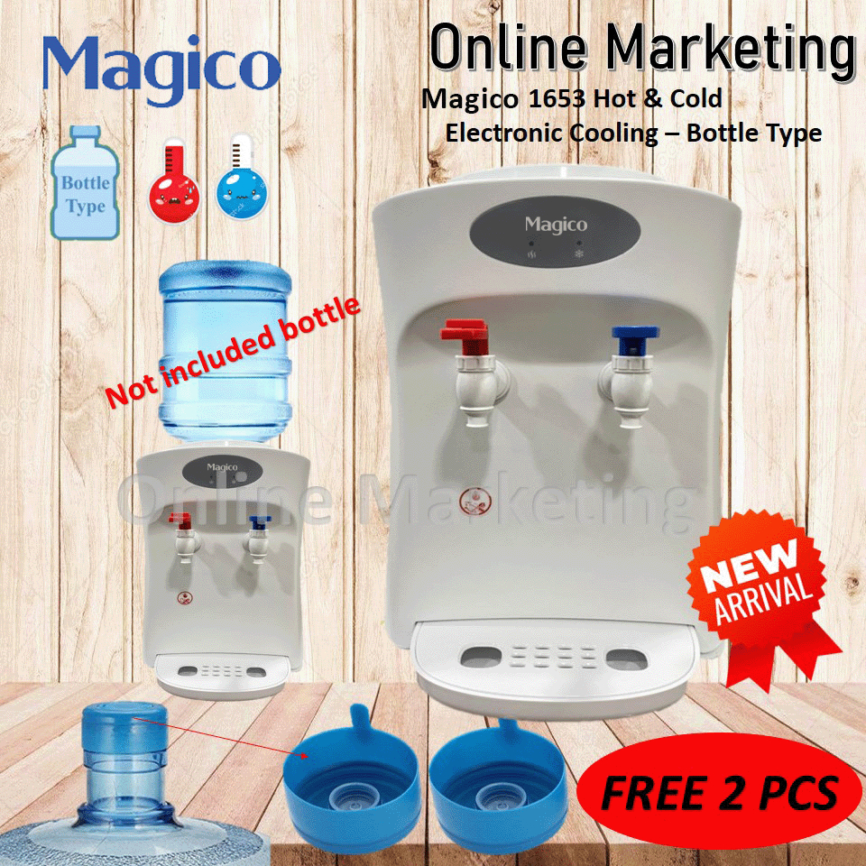 Magico Model : 1653 Bottle Type Water Dispenser Hot and Cold ...