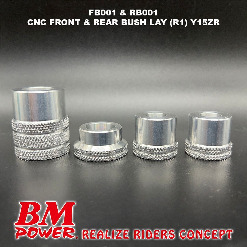 [ R1 ] BM POWER R1 CNC LAY WHEEL BUSH SET ( FRONT & REAR SET ) Y15 ...