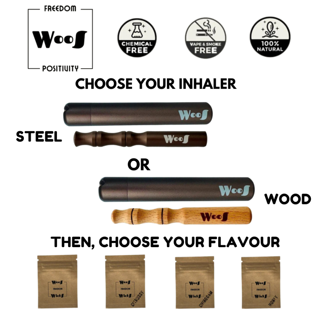 [READY STOCK ORIGINAL] WOOS AROMATHERAPY INHALER BERHENTI MEROKOK ROKOK ...