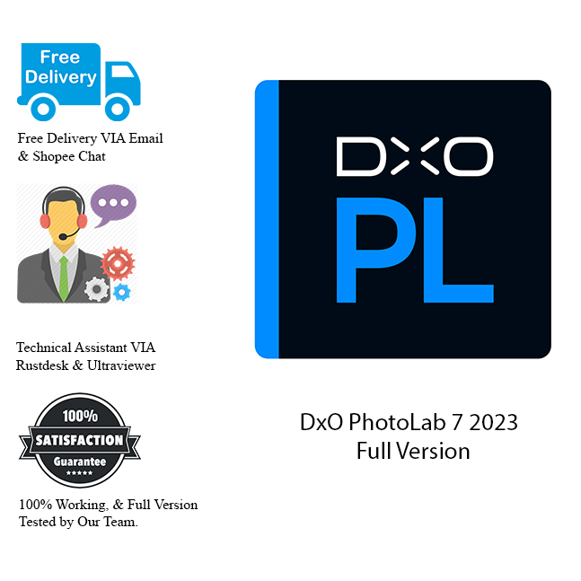 DxO PhotoLab 7 2023 Full Version | Shopee Malaysia