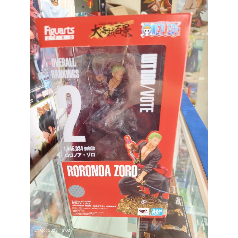 (Ori) Tamashii Nation Figuarts Zero One Piece WT 100 Roronoa Zoro | Shopee Malaysia