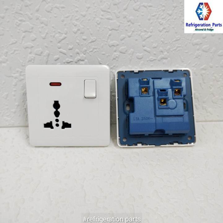 CZ putih suis soket 10a 13a 15a 20a aircond suis heater soket palam lampu kipas 白色插座开关 white ...