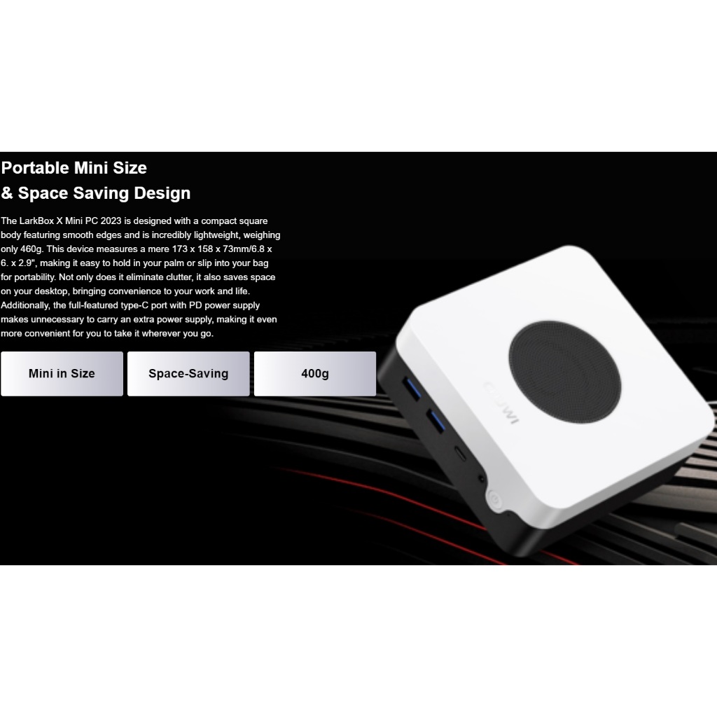 CHUWI Larkbox X 2025 N150 (>i5 7400) 3.6Ghz 12GB DDR5 4800MT 512GB ...