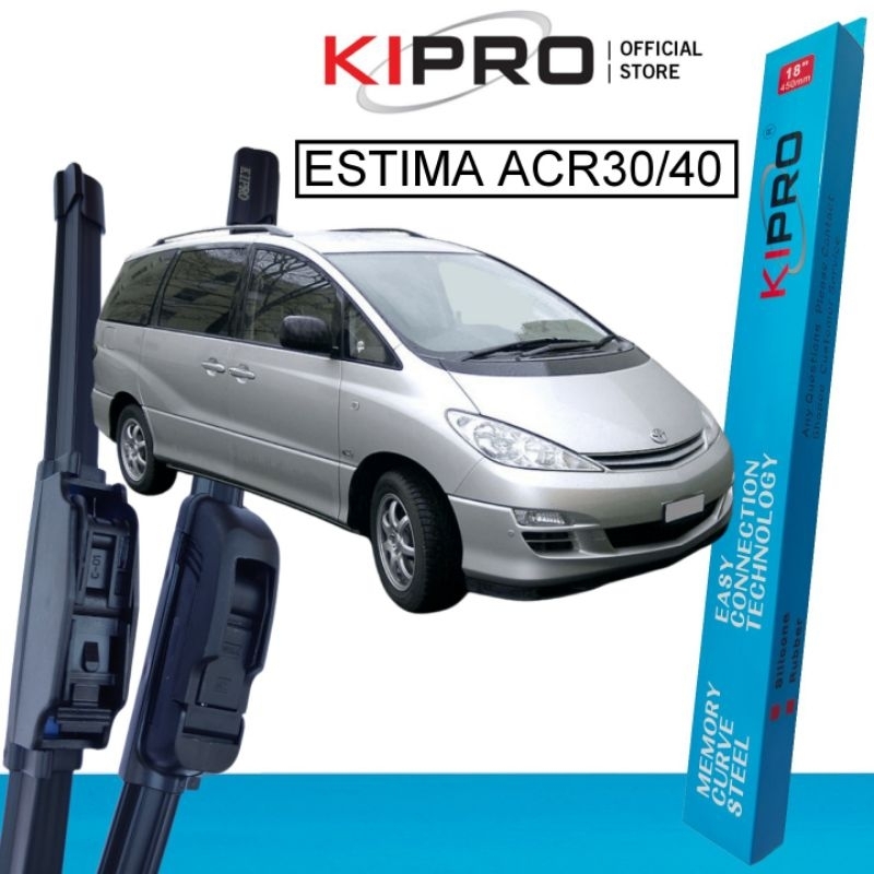 KIPRO ® Silicone Wiper - TOYOTA Estima Acr30 Acr40 Windshield Wiper ...