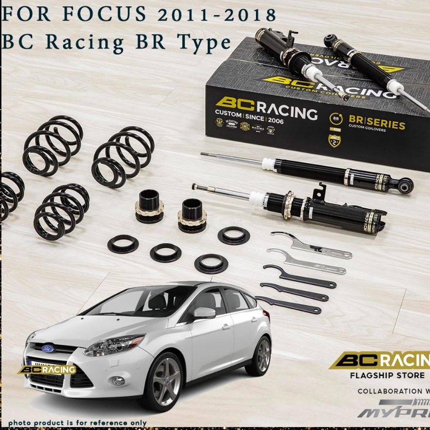 BC Racing BR Type Hi Lo Soft Hard Adjustable Absorber for Ford Focus ...