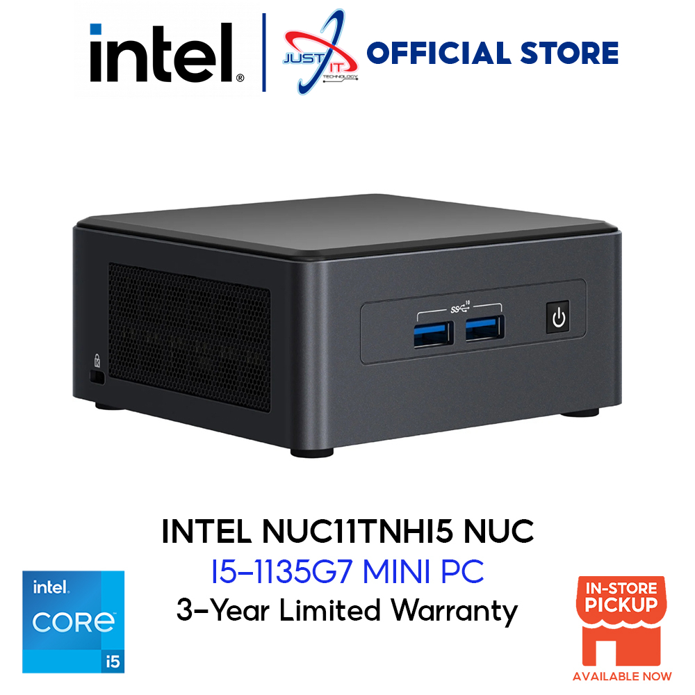 Intel NUC 11 Pro Kit NUC11TNHi5 Mini PC Barebone DIY Desktop 11th Gen Tiger Canyon ( I5-1135G7 ...