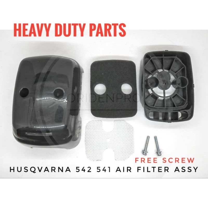 Husqvarna 542 rbs 541 532 BK4310 air filter complete set penapis angin ...