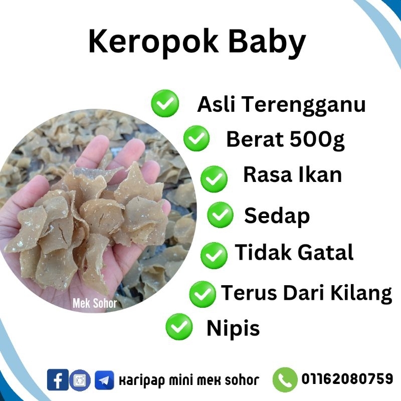 🔥🔥Keropok Keping Baby Murah Viral🔥🔥 | Shopee Malaysia
