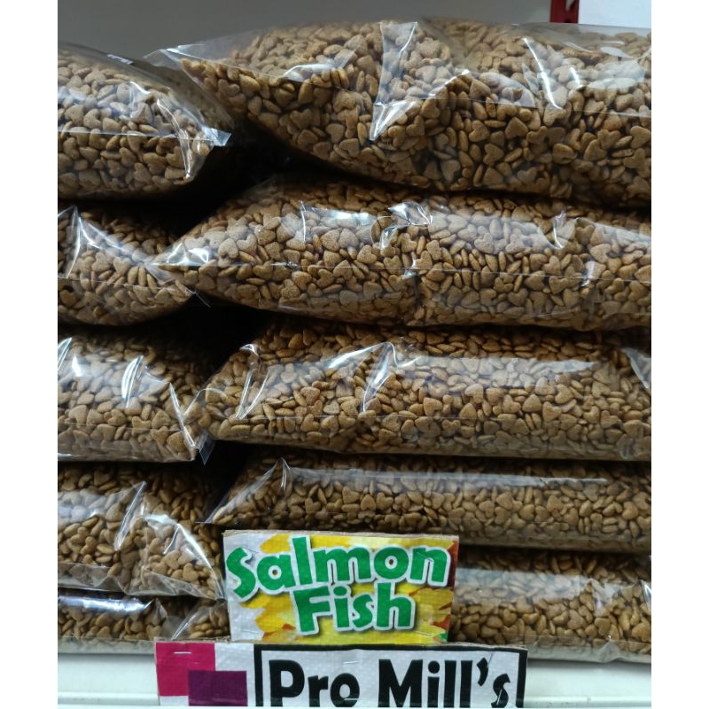 😺[Repack 1kg] Pro Mills (SALMON FISH) Cat Food All Life Stage | Shopee ...