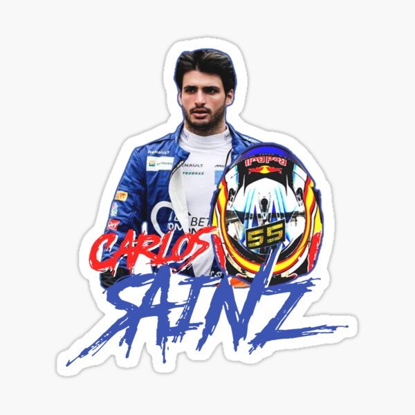 Carlos Sainz Stickers v1 | Shopee Malaysia