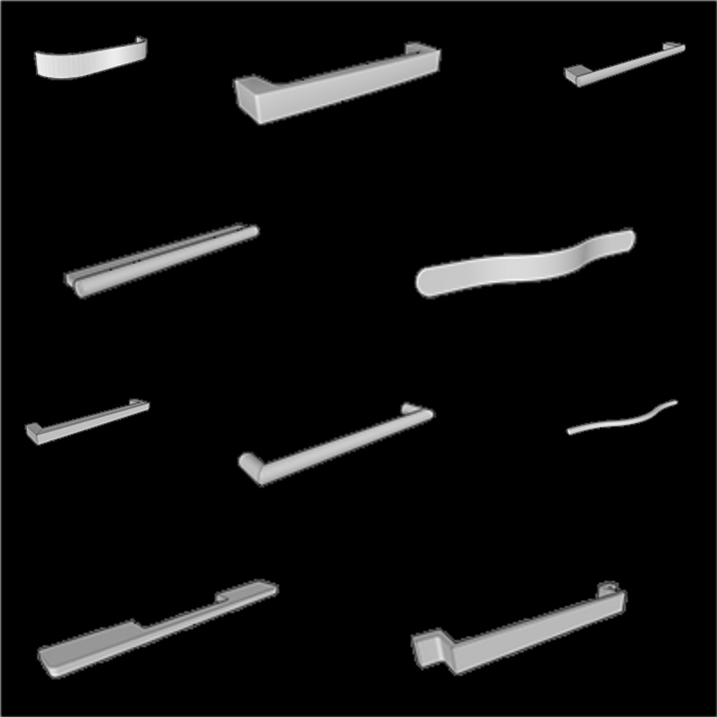 SketchUp | 3D Model Cabinet Hardware set 30 for home interior design ...