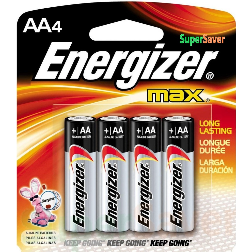EVEREADY Super Heavy Duty AA / AAA Batteries x 4 unit per pack ...