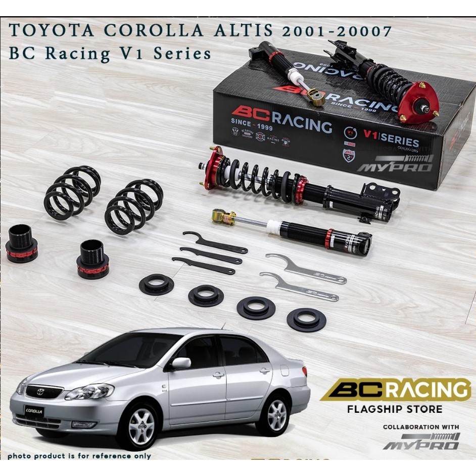 BC Racing V1 Series High Low Soft Hard Adjustable Absorber for Toyota ...