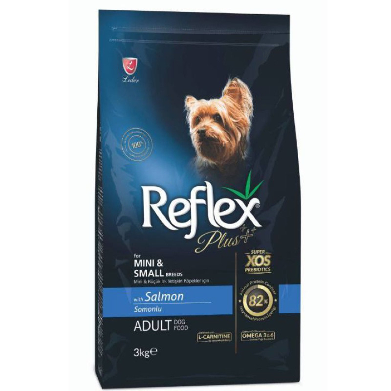 8KG !!! Reflex Plus Mini Small Breed Adult Dog Salmon 8KG | Shopee Malaysia