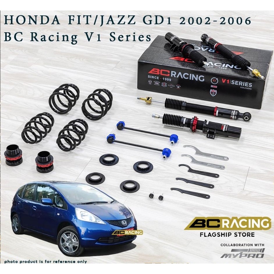 BC Racing V1 Series High Low Soft Hard Adjustable Absorber for Honda ...