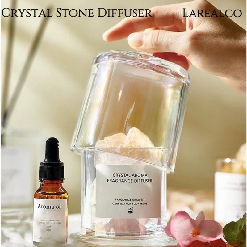 Crystal stone diffuser gift set Fragrance Essential Oil Natural ...
