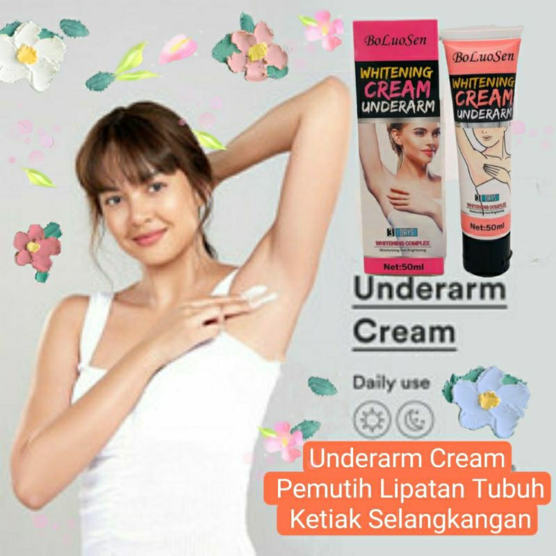 50g KRIM PEMUTIH MISS V KETIAK LUTUT PAHA KULIT GELAP / UNDERARM WHITENING CREAM FOR ELBOW ...