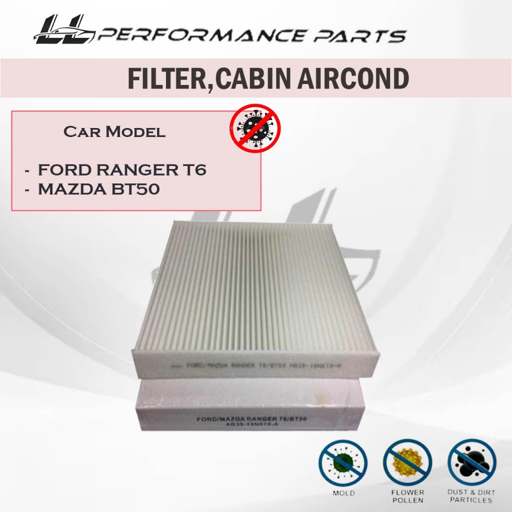 Cabin Air Filter For Ford Ranger T6/Mazda BT50 Air Conditioner Filter ...