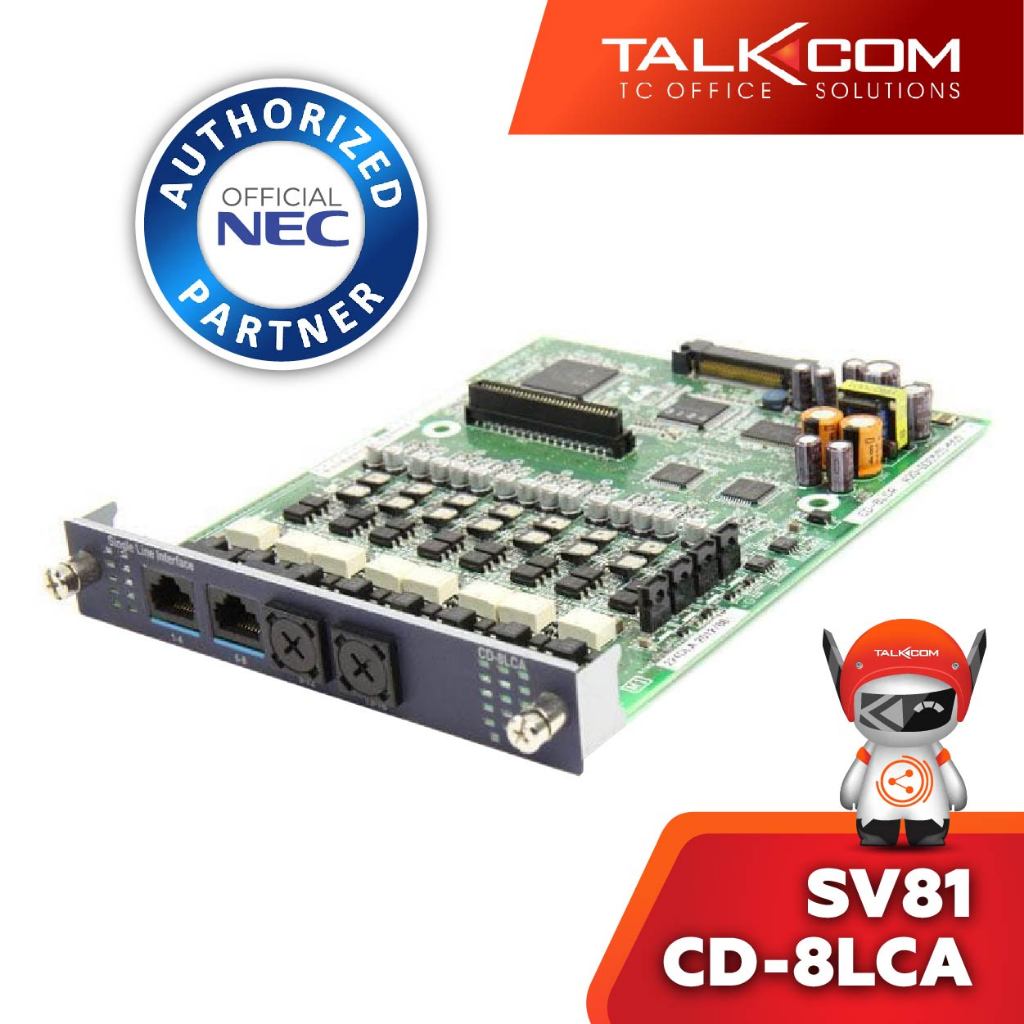 NEC SV81 8Port Mother Analogue Extension Card (NEW) | Shopee Malaysia