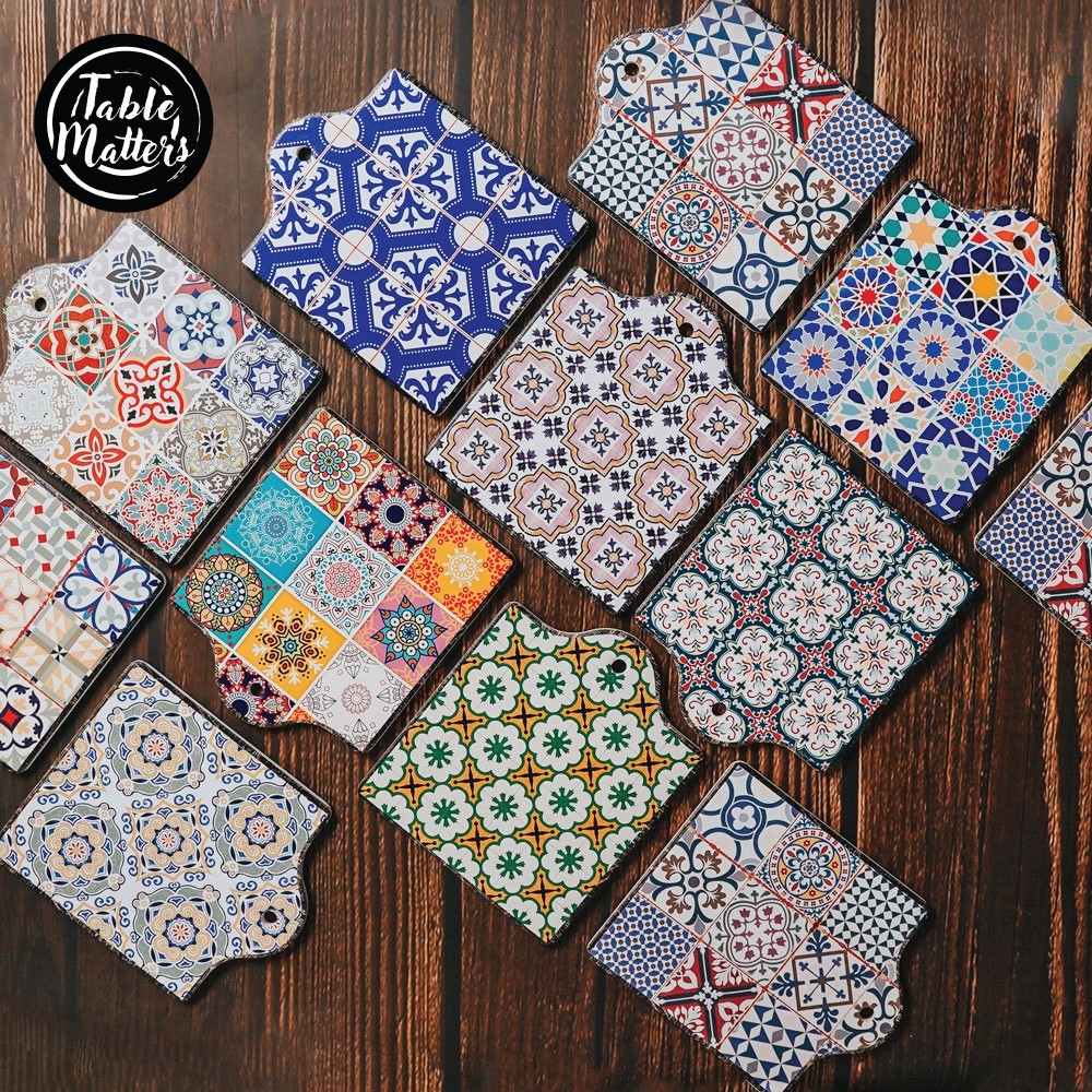 Table Matters - Peranakan Pot Coaster Collection | Shopee Malaysia