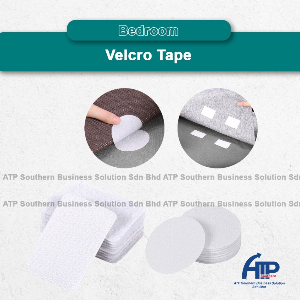 Double Sided Adhesive Velcro Tape Bed Sheet Fixing Stickers Sofa Carpet ...