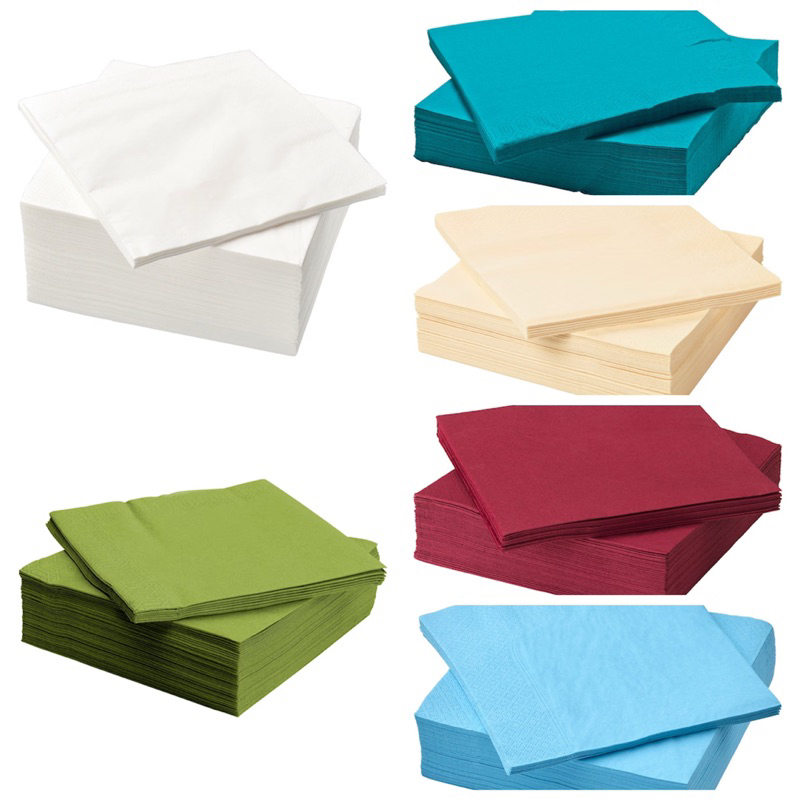 FANTASTISK Thick Tissue 50 pcs/ white 100pcs Tisu ikea Tebal | Shopee ...