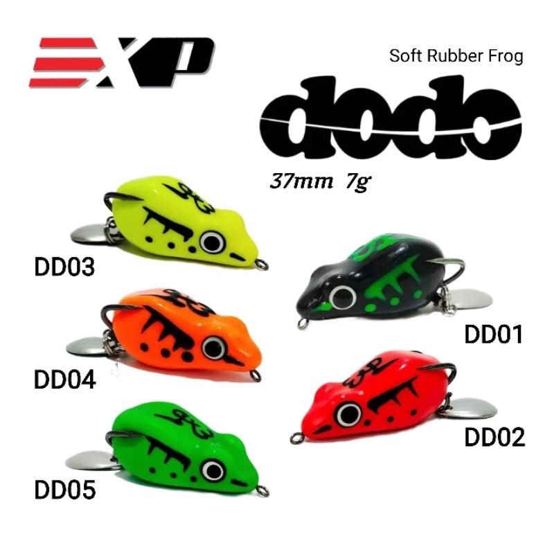 EXP DODO SOFT RUBBER FROG 37MM/7G | Shopee Malaysia