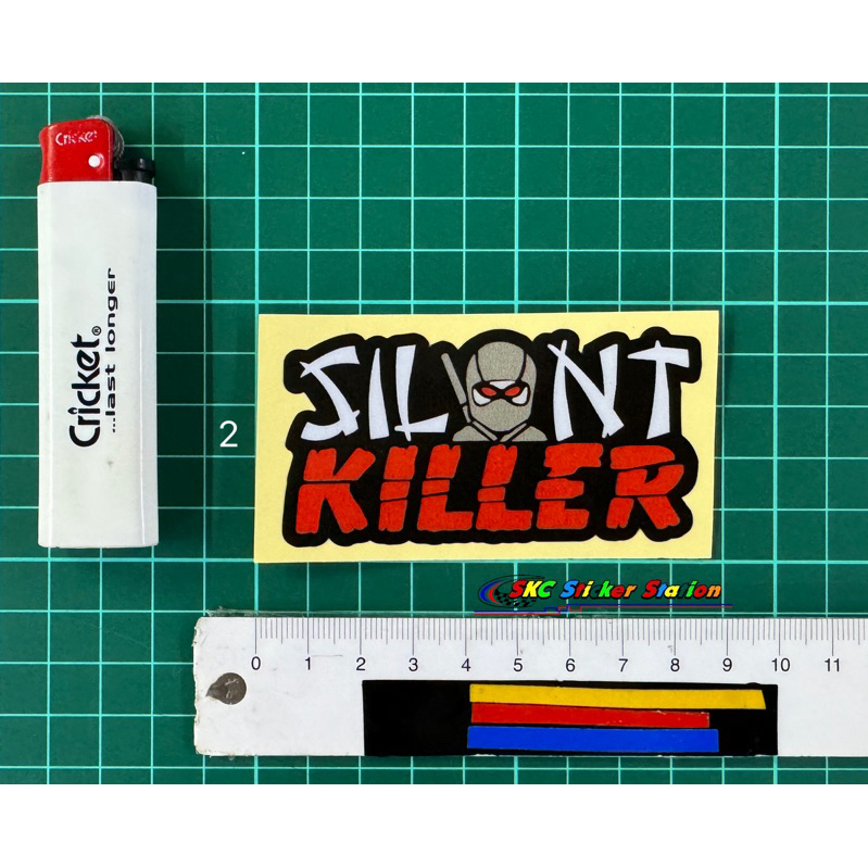 Silent Killer / Logo Silent Killer Sticker Printing & Laminated ...