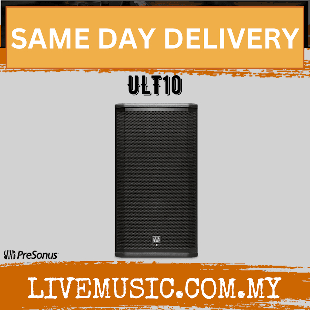 PreSonus ULT10 1300W 10 inch Powered Speaker - Each / Pair ( ULT-10 ...