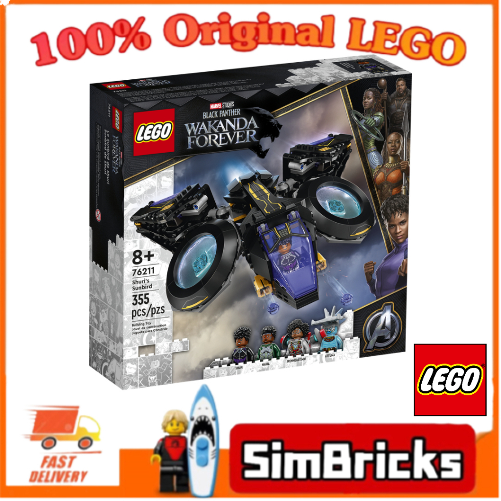 (SimBricks) LEGO 76211 Marvel Shuri's Sunbird | Shopee Malaysia