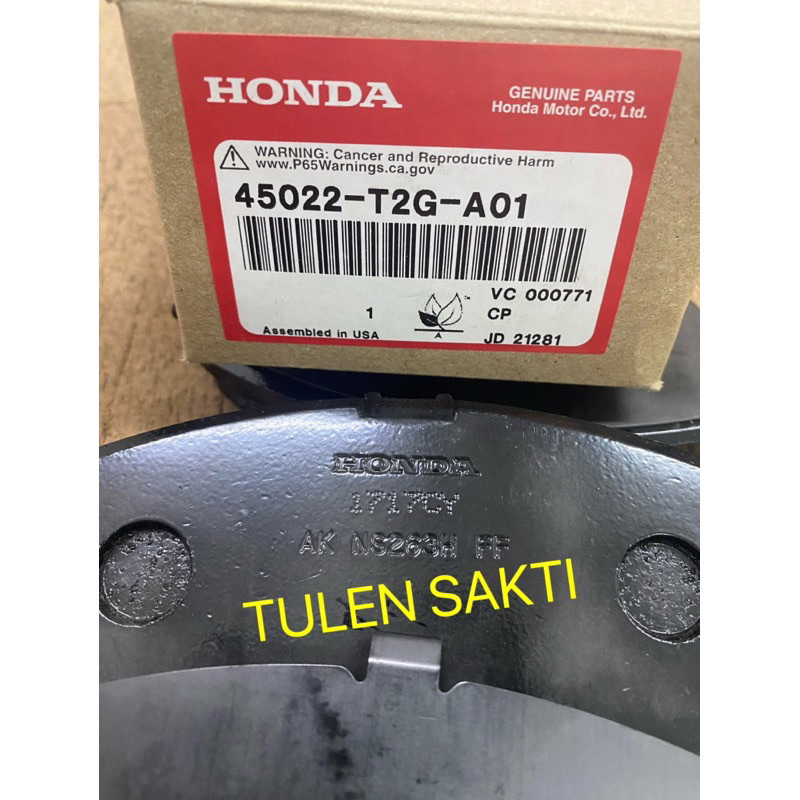 HONDA HRV / ACCORD T2A (2013>) STEPWAGON SPADA RP3 / ODYSSEY RC1 FRONT ...
