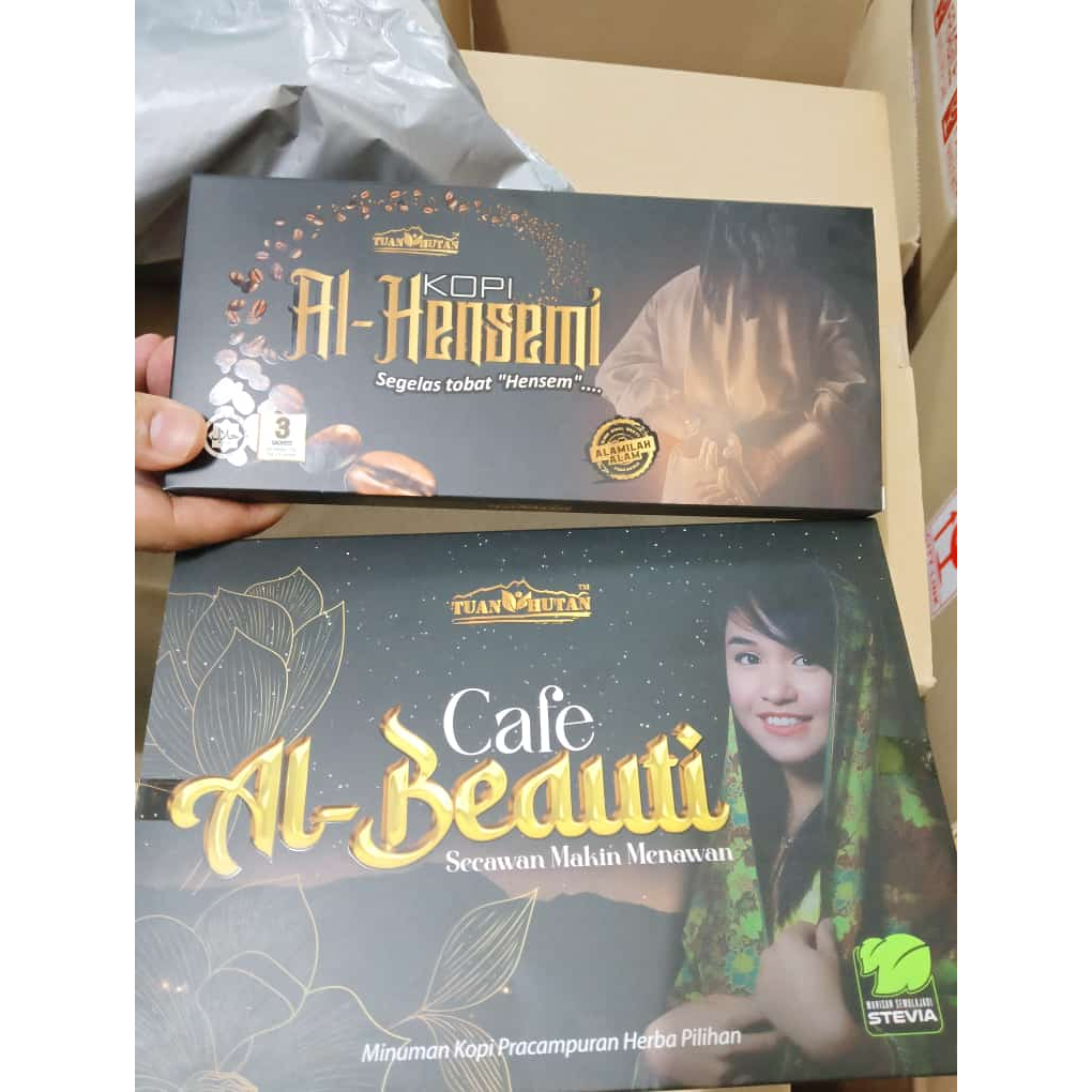 [ COMBO SET SUAMI ISTERI ]Kopi Al Hensemi & Kopi Al Beauty Tuan Hutan | Shopee Malaysia