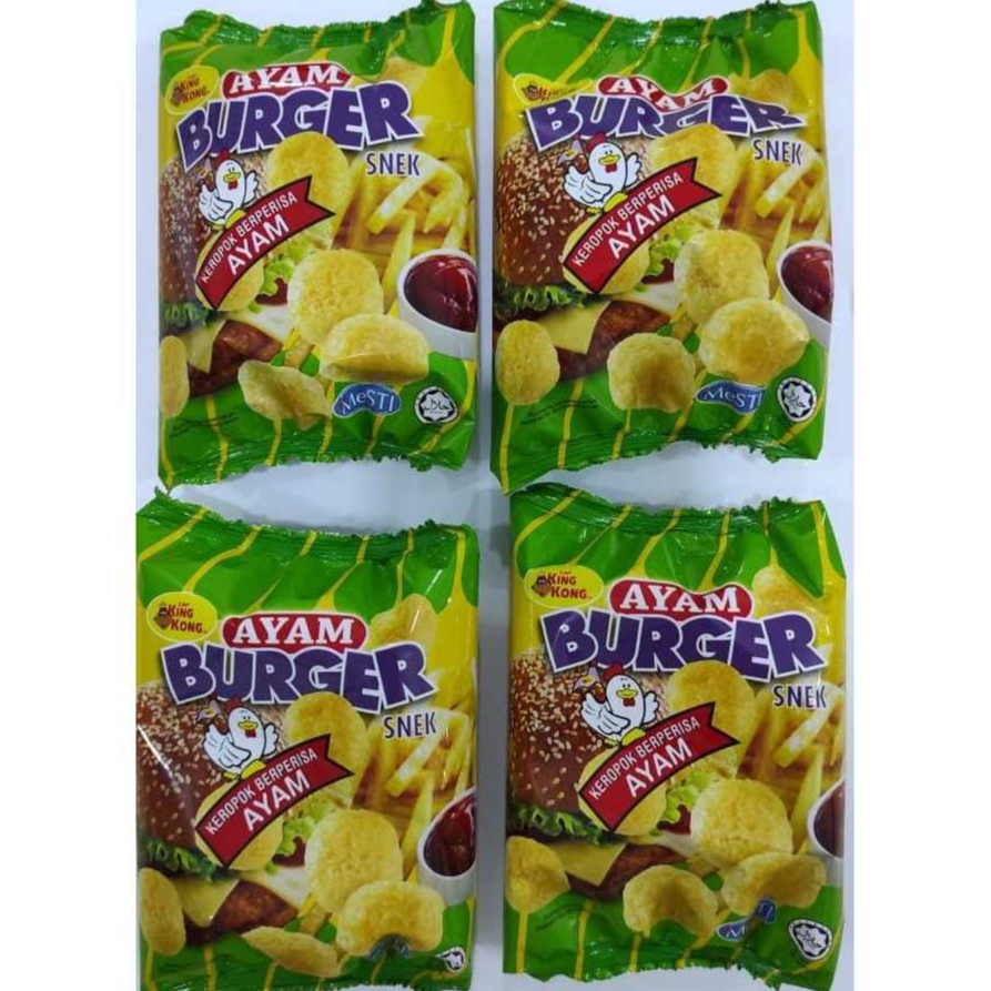 CHICKEN BURGER SNACK/ SNEK AYAM BURGER / 1 BUNDLE 40 PCS | Shopee Malaysia